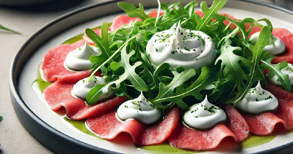 Receta de Carpaccio con Espuma de Rúcula: Guía Gourmet | FastGas