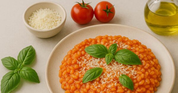 Tomato Basil Risotto Recipe – Quick & Delicious | FastGas