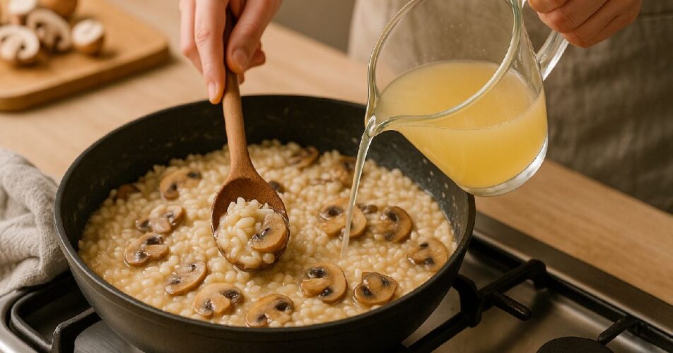 Mushroom Risotto Recipe – Creamy and Savoury | FastGas