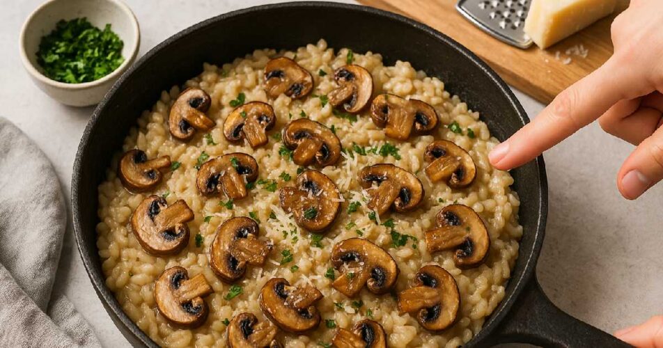 Mushroom Risotto Recipe – Creamy and Savoury | FastGas