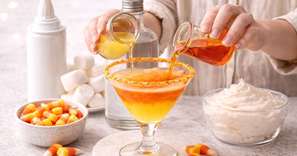 Candy Corn Cocktail Recipe: Sweet Halloween Drink | FastGas